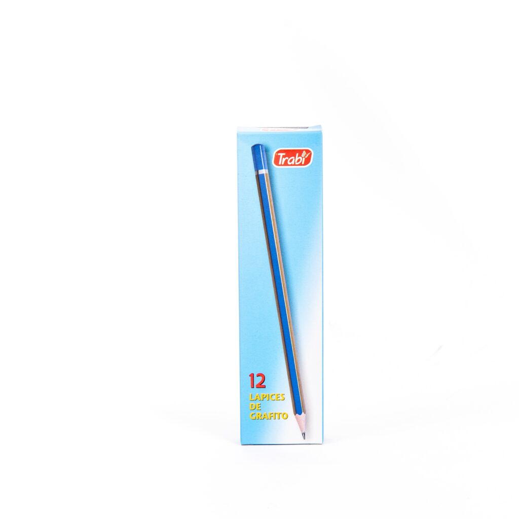 LAPIZ GRAFITO TRABI X12U. S/GOMA (HB,B,2B,3B,4B,5B,6B,H,H2,H3.H4,H6 ...