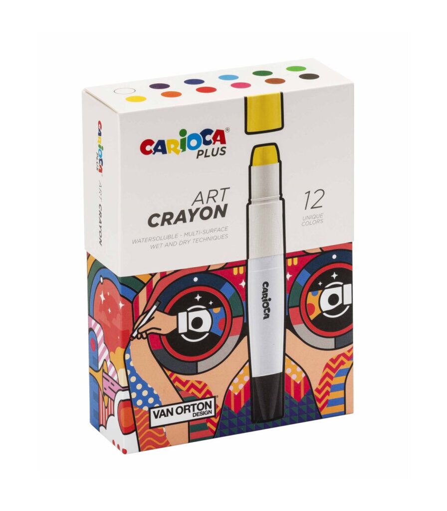 CRAYONES ART CARIOCA PLUS X12 (45213) – ABF LIBRERIA MAYORISTA